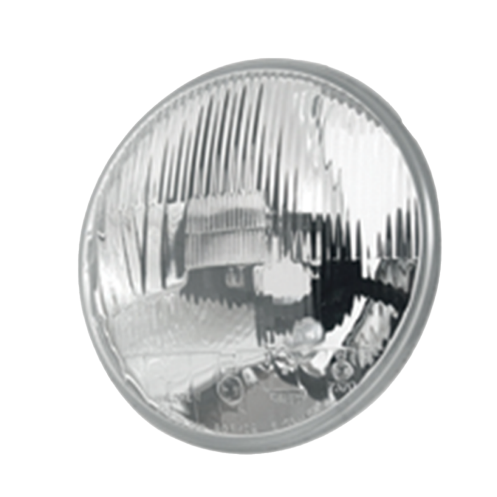 7" Quadoptic Headlamp Unit Metal Reflector UK (RHD) With Pilot No Bulbs ...