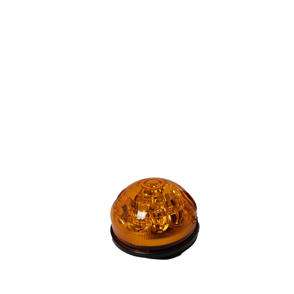 73mm LSL LED Amber Lens Indicator Light With Wired Plug Connector ...